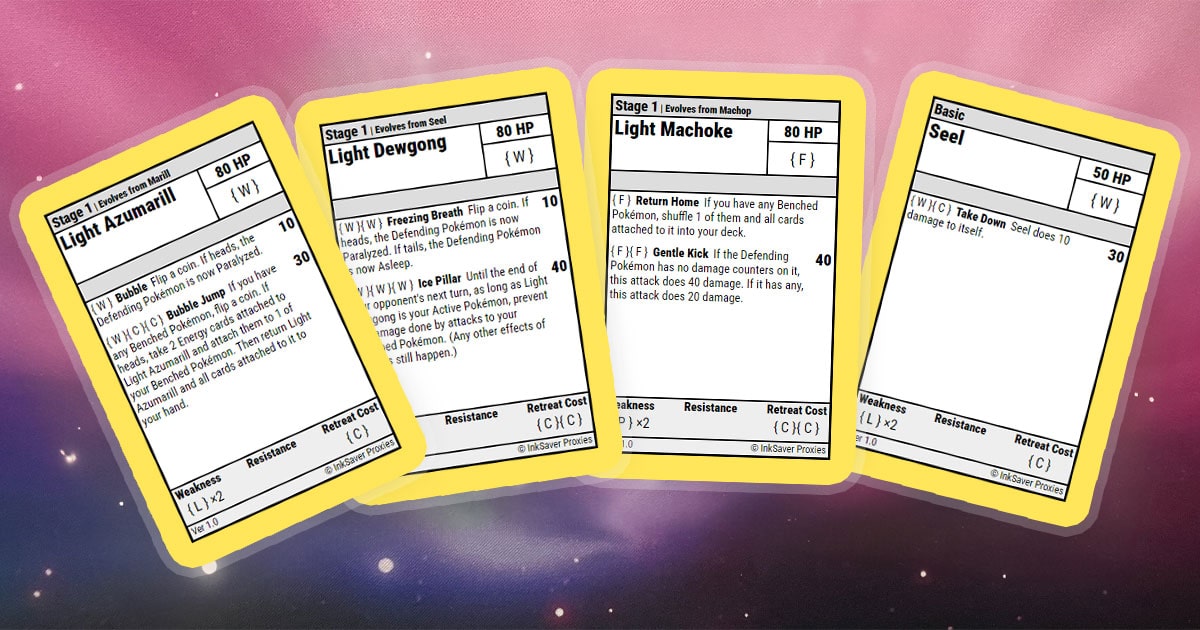 InkSaver Proxies | Pokemon TCG Proxy Printer